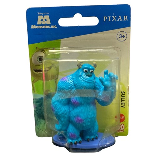 Mattel Pixar Monsters Inc. Mini Figures Micro Collection Sulley New ...