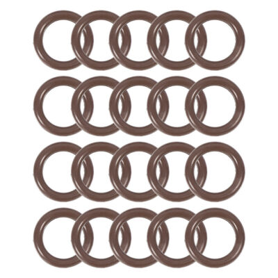 20pcs Rubber O-Rings 15mm OD 10mm ID 2.5mm Width Metric FKM Sealing ...