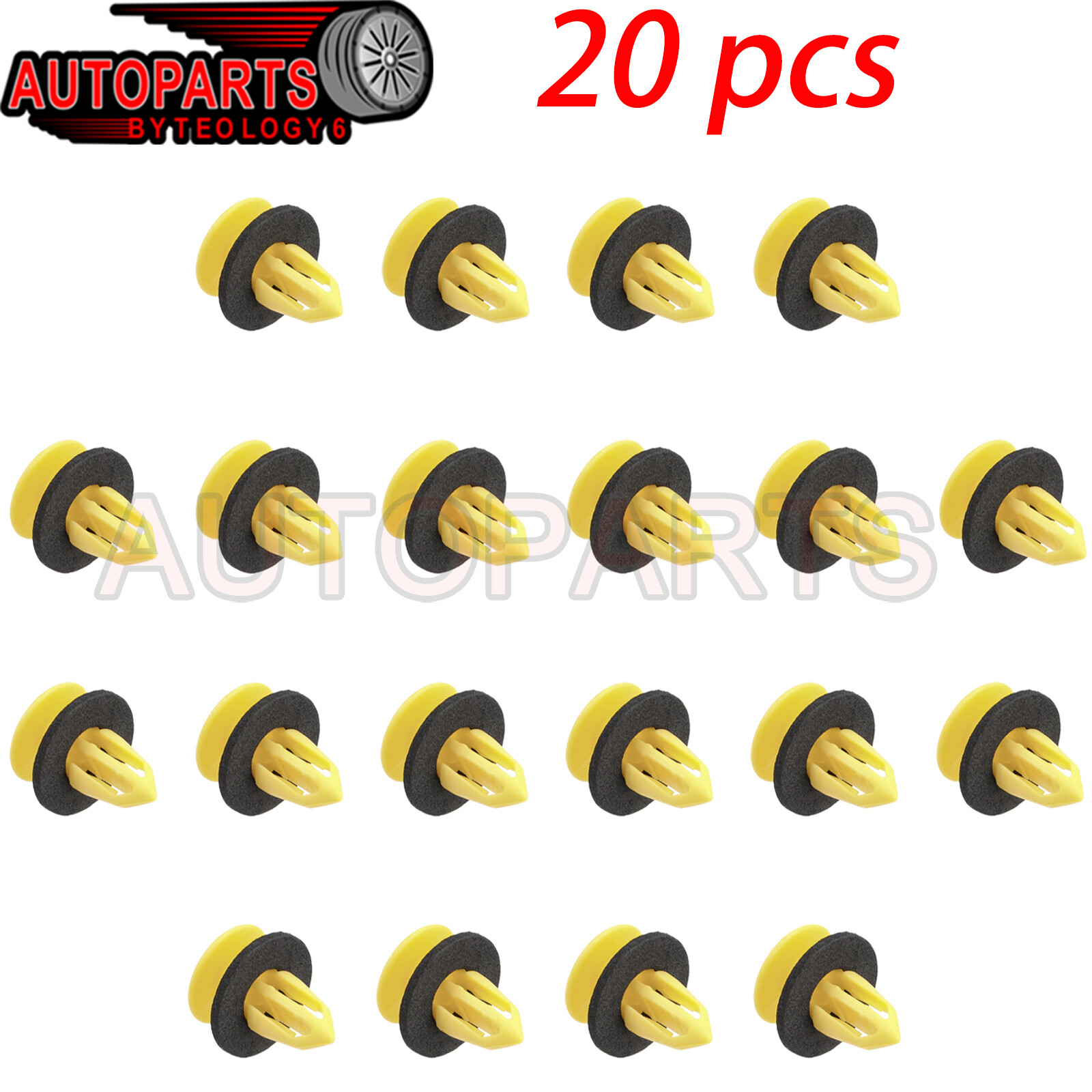 20pcs Door Pannel Clips Trim Mountings Screw for GM Cadillac Chevrolet ...
