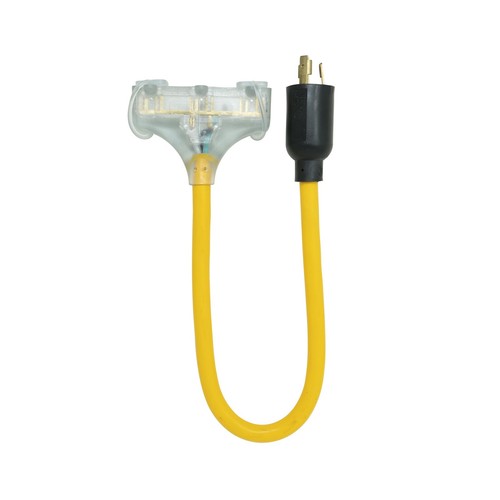 Southwire Generator Power Cord Adapter; 12/3 Splitter 3-way Adapter; L5 ...