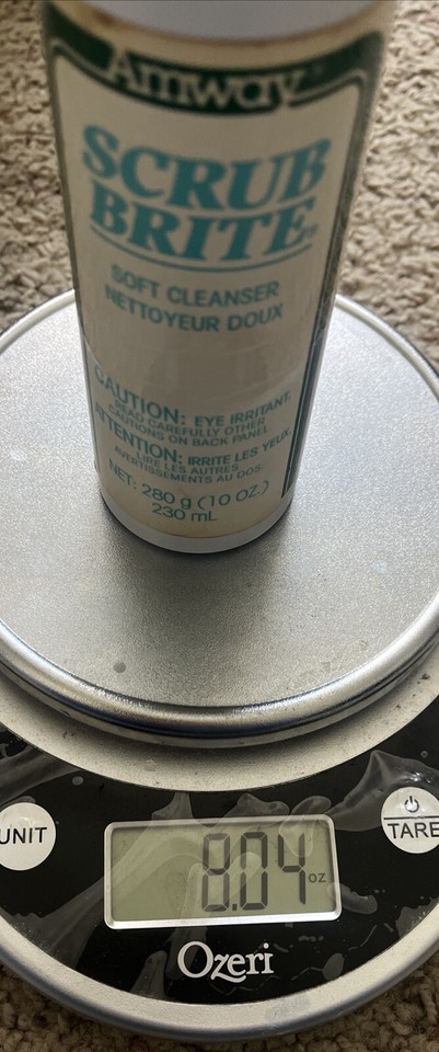 Vintage Amway Scrub Brite 10 Oz PARTIALLY USED AS PICTURED | eBay