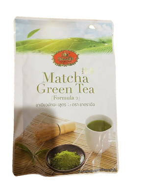 ChaTraMue Matcha Green Tea Powder Formula 2 Natural Thai Tea (99.9% ...