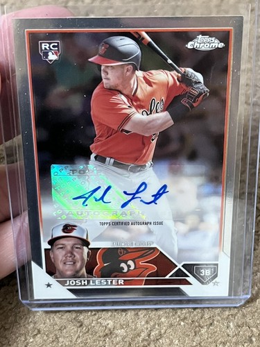 2023 Topps Chrome Update Josh Lester Rookie Auto Baltimore Orioles #AC ...