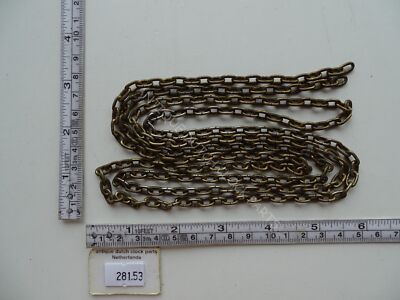BRASS CHAIN FOR DUTCH SALLANDSE CLOCK WITH UW 7/47 CLOCKWORK 63" OR 160 ...