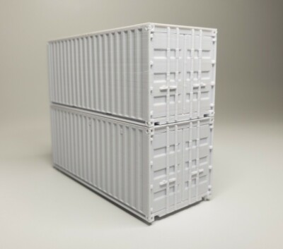 HO Scale 20' FT Shipping Container Train Freight Car - Piko Stacking ...