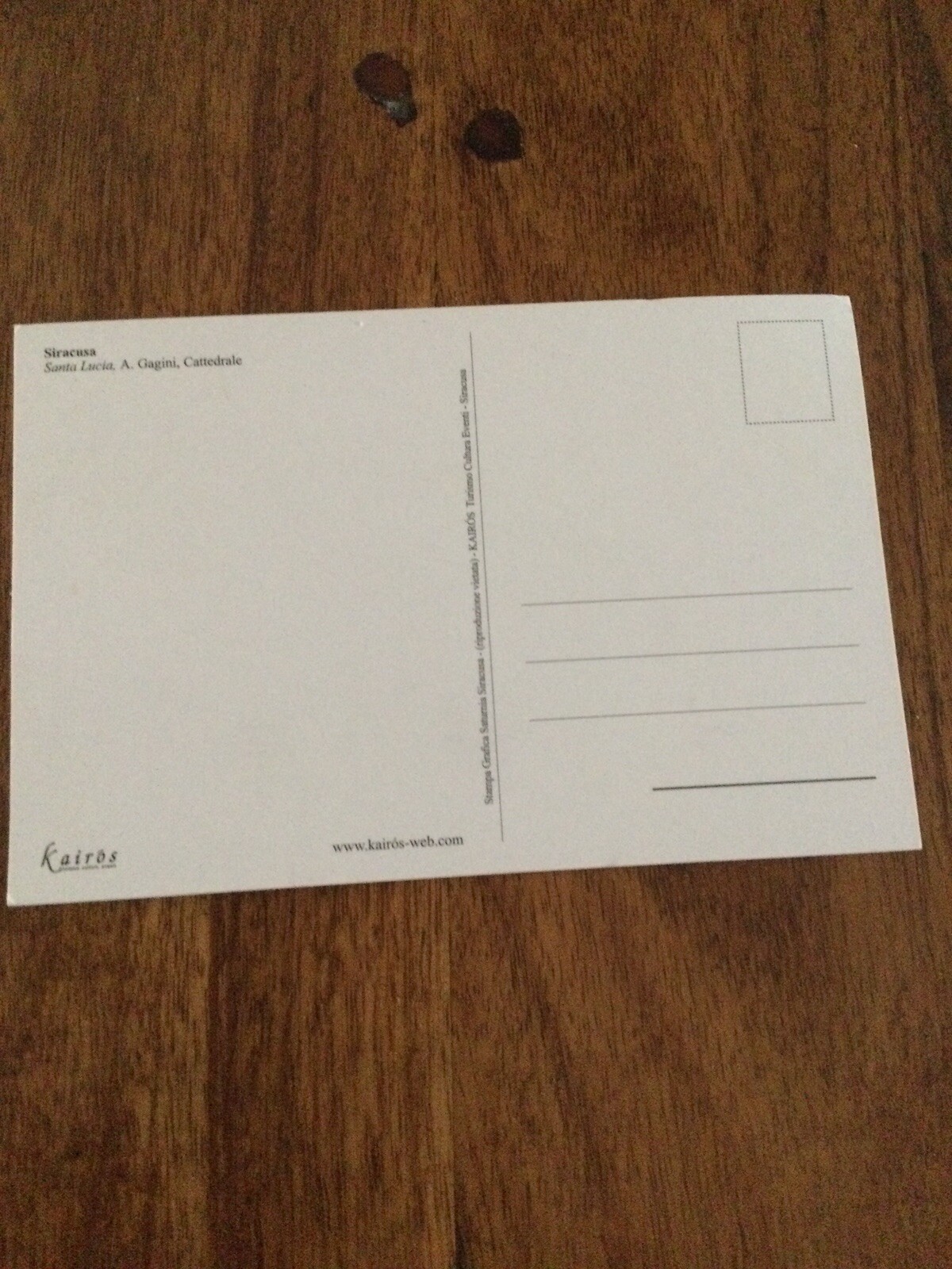 St. Lucia postcard and prayer card Siracusa Sicily Italy | eBay