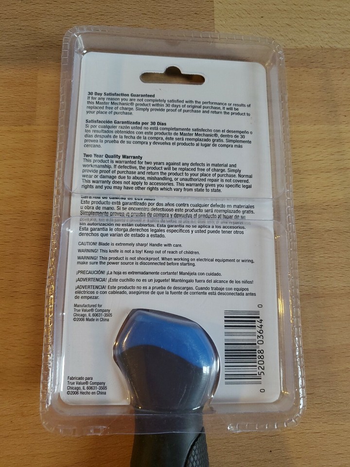 Master Mechanic #704567 MM Floor/Roofing Knife,No 704567 8.5" NEW OLD ...