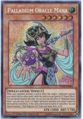 Yu-Gi-Oh! Palladium Oracle Mana - TN19-EN004 - Prismatic Secret Rare ...