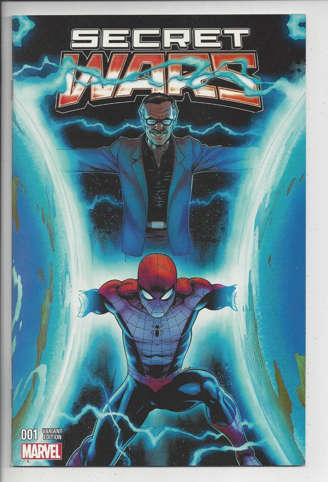 Secret Wars #1 NM (9.6) 2015 - Stan Lee Variant Cover | eBay