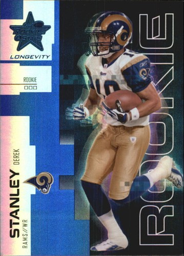 2007 Rookies & Stars LongevitySapphire Rams Football Card #199 Derek ...