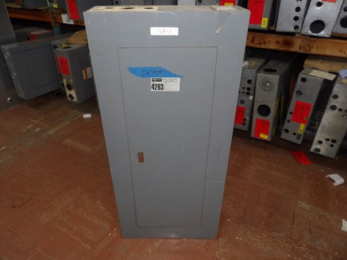 Square D NF Series 100A 480/277V 3 Phase 4 Wire Main Breaker Panelboard ...