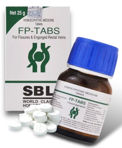 SBL - FP-Tabs - For Fissures & Piles - Homeopathic Medicine - 25Gm (0 ...