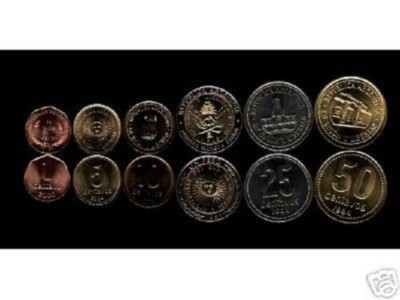 Jordan ½ 1 2½ 5 10 PIASTRE 1995-1998 UNC x 5 Jordanian Hussein COIN ...
