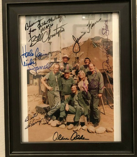 VERY RARE MASH FULL JSA LOA MULTI CAST 7X SIGNED 8X10 AUTO AUTOGRAPH ...