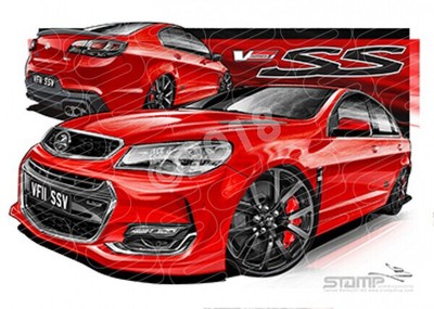 Commodore VF II VFII SSV VF II SSV RED HOT A2 FRAMED PRINT (HC900 ...