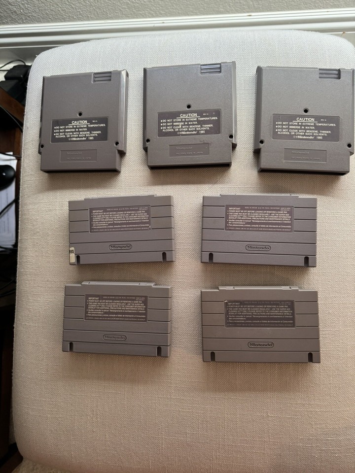 Super Hero NES Nintendo & SNES Super Nintendo Game Lot - Tested And ...