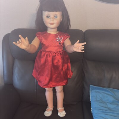VINTAGE 35" UNEEDA PLAYPAL TYPE WALKER COMPANION DOLL | eBay