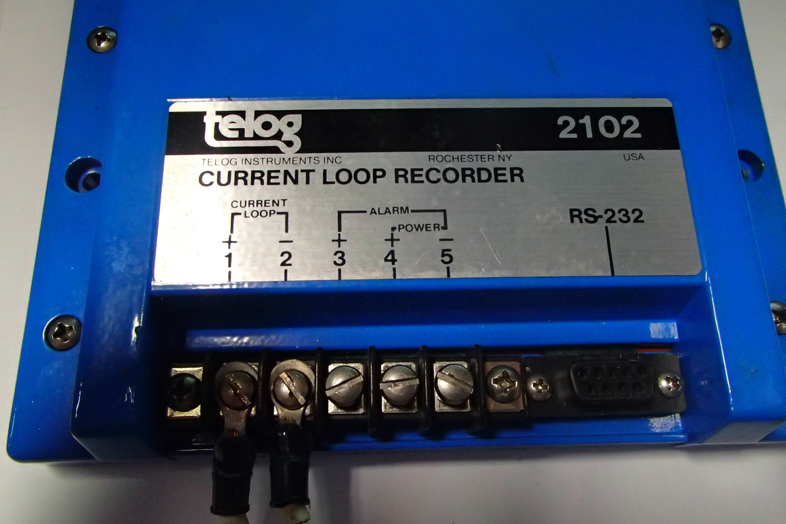 Telog Recorder, Model 2102-42 CURRENT LOOP RECORDER, WITH RS-232 | eBay