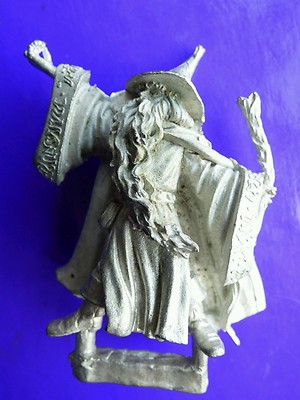 Wizard with staff metal tom meier 54mm thunderbolt mountain giant magic ...