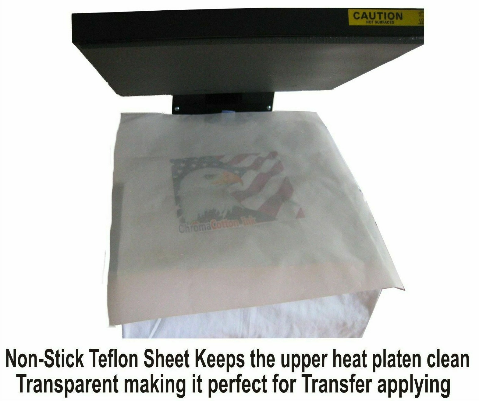 Tefflon Sheet 23"X15" for Heat Press Transfer T-Shirt Non-stick ...
