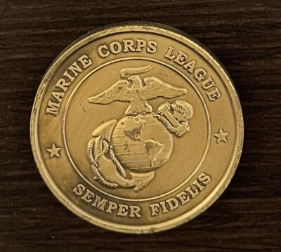 National Commandant Marine Corps Semper Fidelis Challenge Coin Frank ...