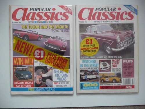 Popular Classics magazine - 1st issue September 1989 & 3rd issue ...
