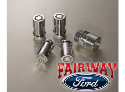 14 thru 15 Fiesta OEM Genuine Ford Locking Lug Nut KIt Wheel Locks ...