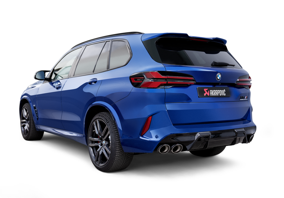 Akrapovic Slip-On Titanium Exhaust 2024+ BMW X5M / X6M / M Competition ...
