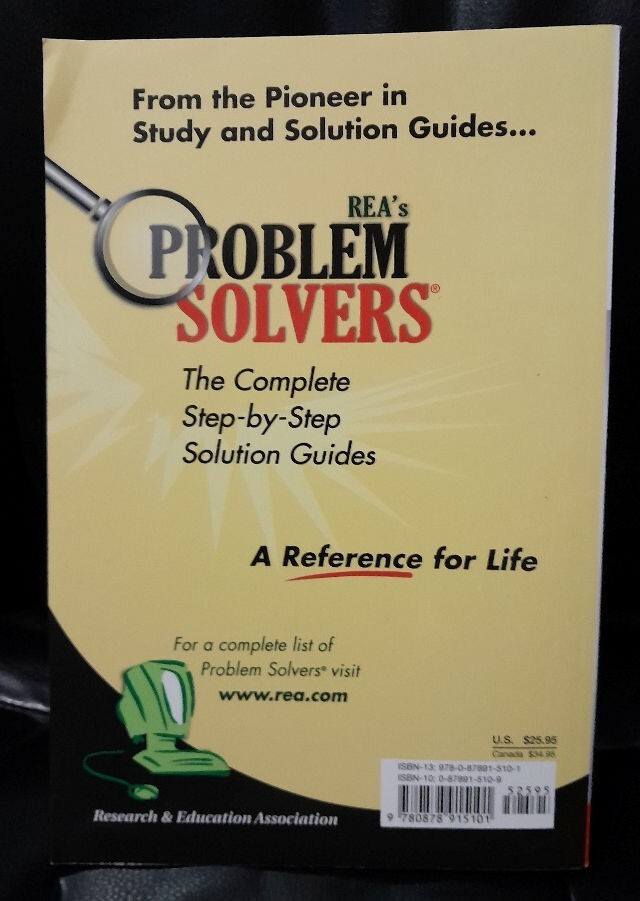 PROBLEM SOLVERS GEOMETRY - 1978 PB by Editors Of Rea & Ernest Woodward ...