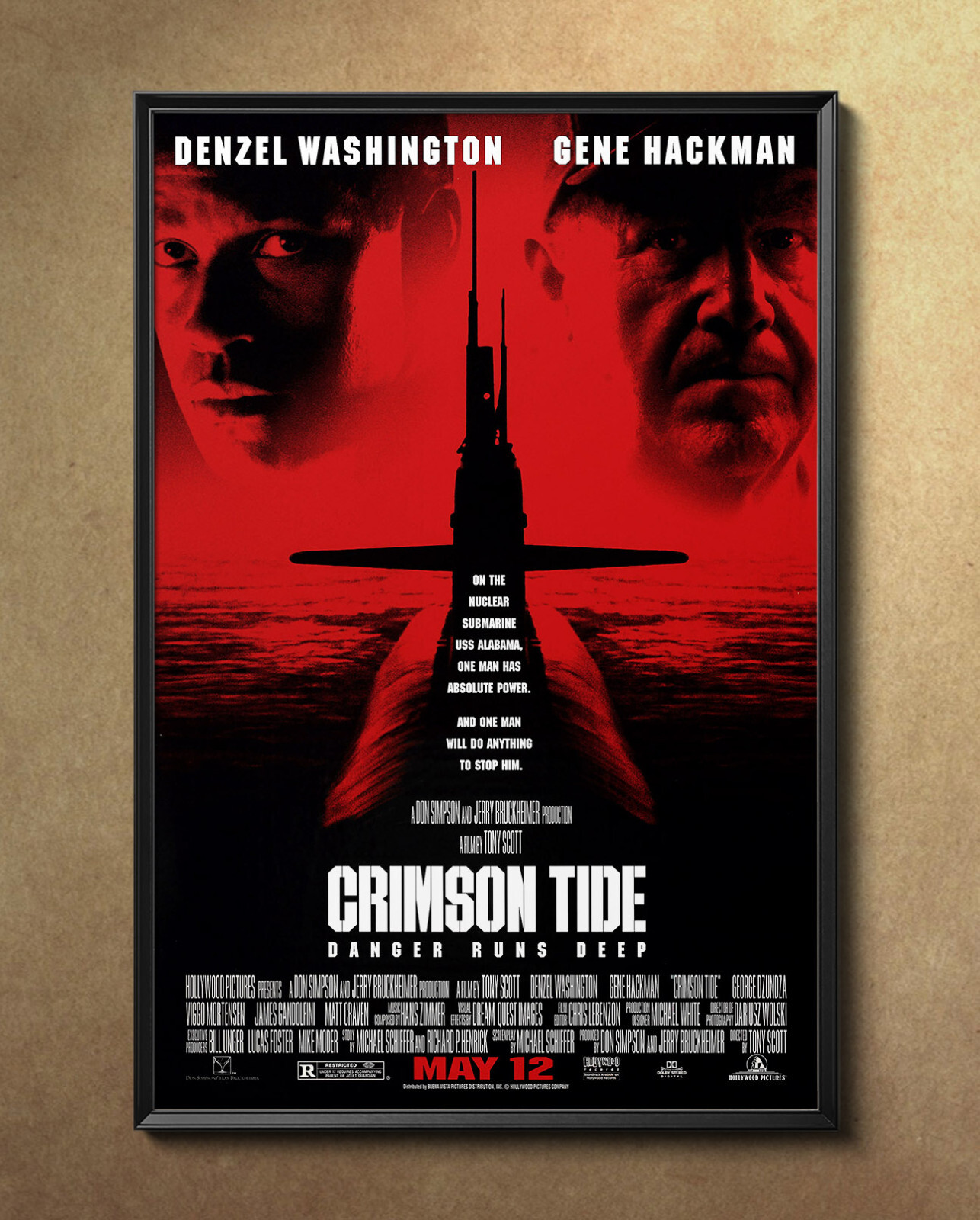 Crimson Tide Movie Poster
