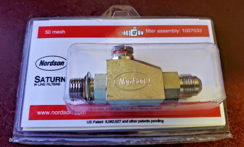 NORDSON 1007033 FILTER Assembly 50 MESH In Line Filter NEW | eBay