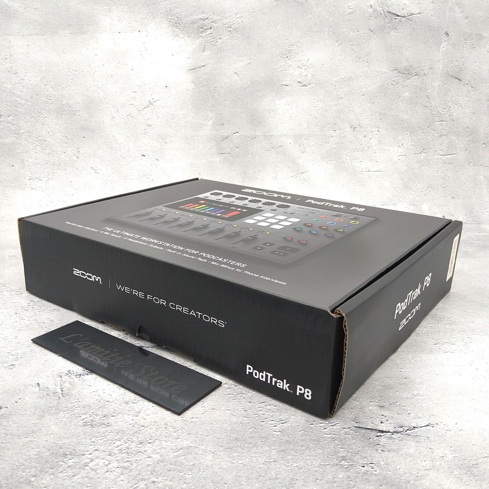 ZOOM PodTrak P8 Podcast Studio Multi-track Recorder Tablet Silver Japan P 8 29cm | eBay