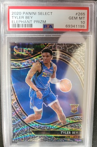 2020 Panini Select Tyler Bey Elephant Prizm RC Psa10 | eBay