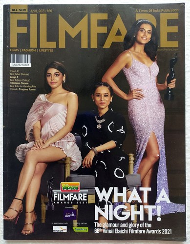 Filmfare Apr 2021 Manoj Bajpayee Swara Bhaskar Renuka Shahane Shashikala Taapsee | eBay