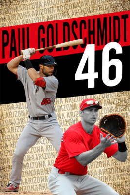 Paul Goldschmidt Goldy St Louis Cardinals Art Wall Room Poster - POSTER ...