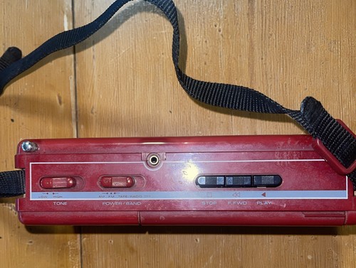 Soundesign 4603BUR Color Tunes Portable AM FM Radio Cassette Player For ...