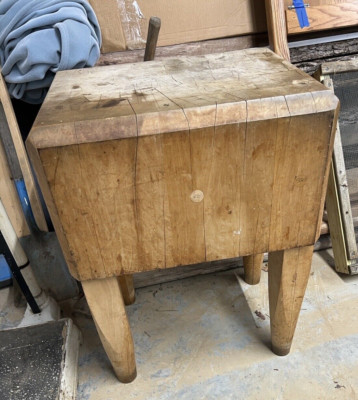 1900-1950 - Antique Butcher Block