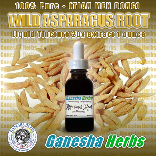 Wild Asparagus Root (Tian Men Dong) 20:1 extract Liquid Tincture NOW 2 ...