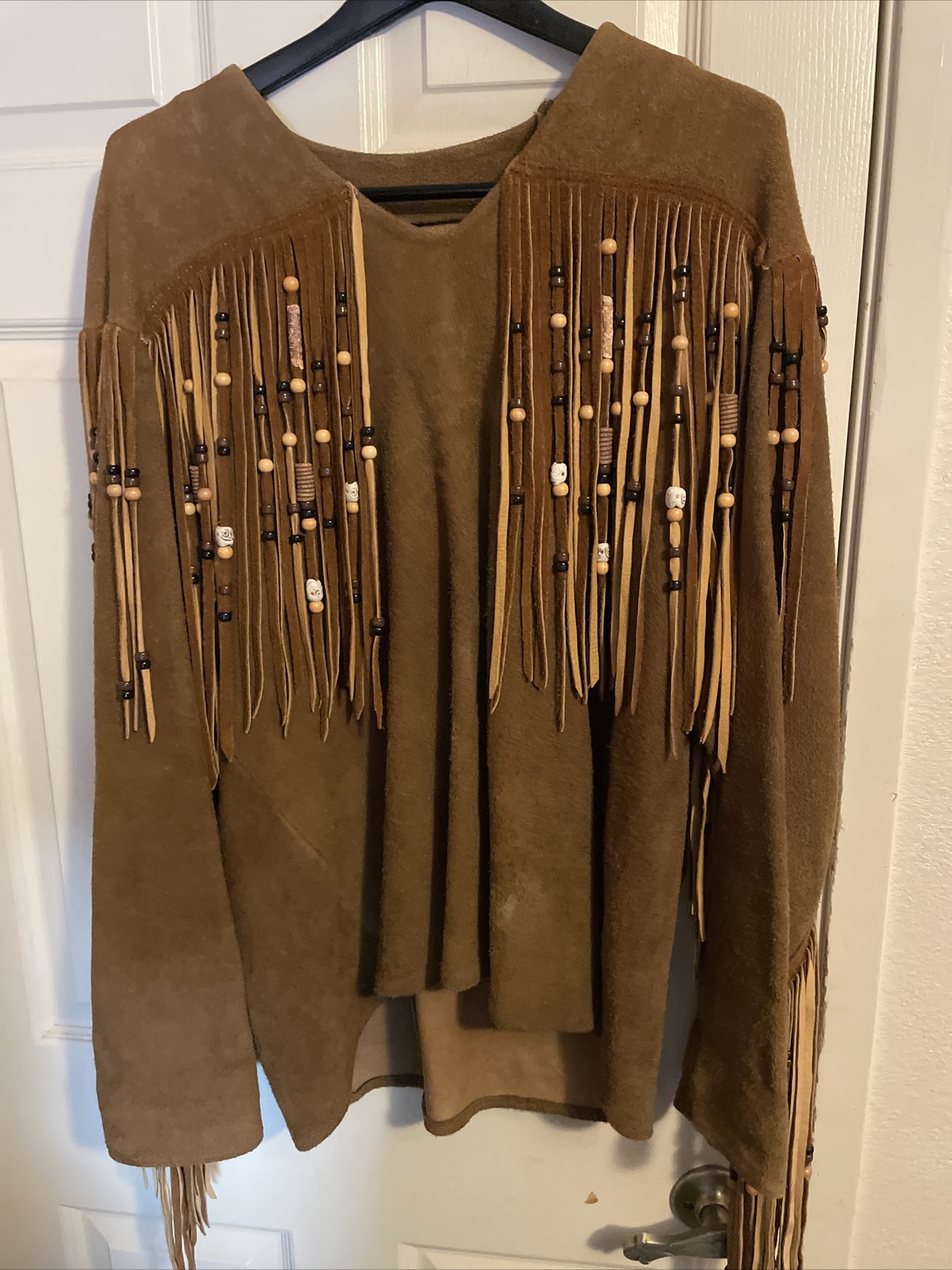 Vintage American Native Western Wear Suede Leather Pu… - Gem Vintage American Native Western Wear Suede Leather Pu… - Gem
