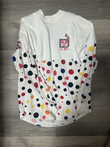 Walt Disney World Spirit Jersey - Polka Dots 2019 XS EUC | eBay