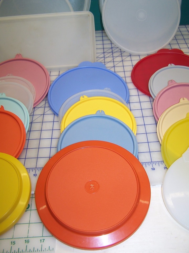 Tupperware Replacement Lids Seals Covers Assorted Color Sizes YOUR ...