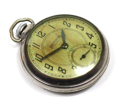 VINTAGE INGRAHAM VICEROY MEN'S DOLLAR POCKET WATCH 1950 /784 | eBay