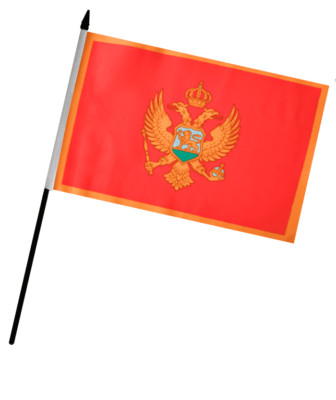 Montenegro Hand Flag (9" x 6") | eBay UK