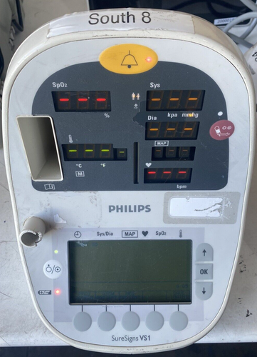 PHILIPS SURESIGNS VS1 VITAL SIGNS PATIENT MONITOR 863062 | eBay