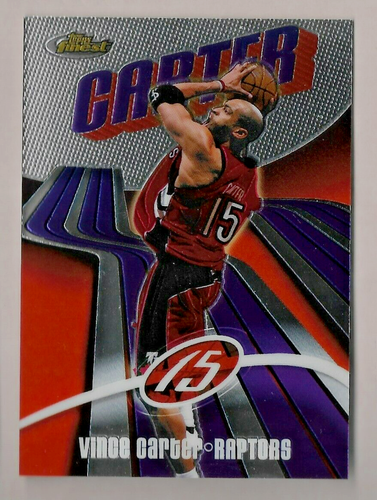 VINCE CARTER 2004 TOPPS FINEST !! CARD #16 RAPTORS | eBay