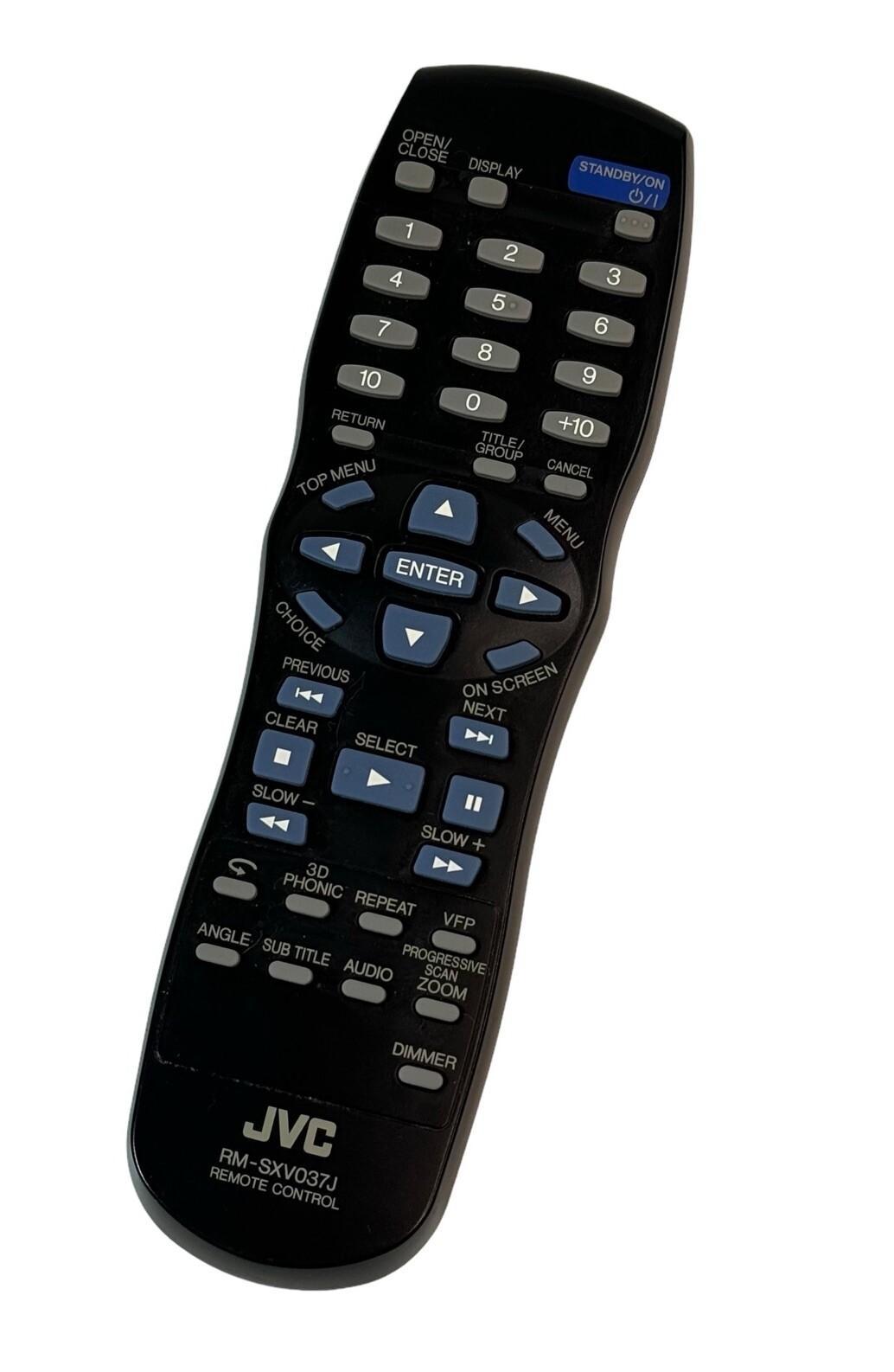 JVC DVD Remote Control Rm-sxv037j OEM Replacement Xvn40bk Xvn40bkmk3 ...