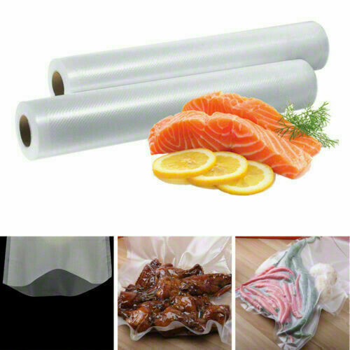 VACUUM FOOD SEALER BAGS SAVER SEAL ROLLS STORAGE COMMERCIAL HEAT GRADE ...