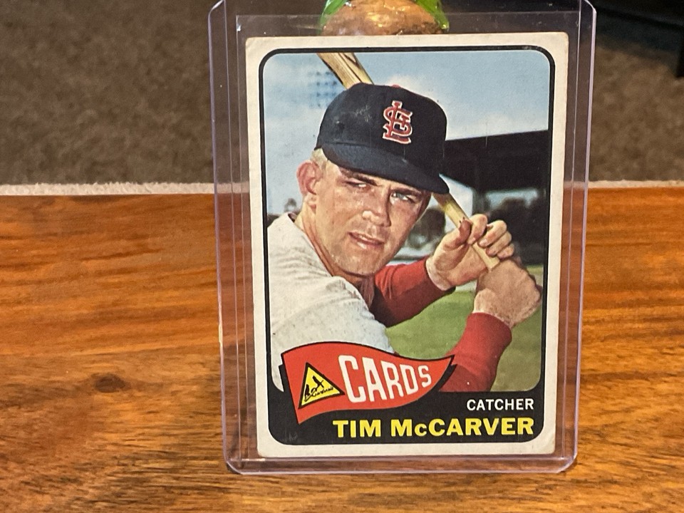 1965 Topps Baseball Tim McCarver St Louis Cardinals Card #294 EX | eBay