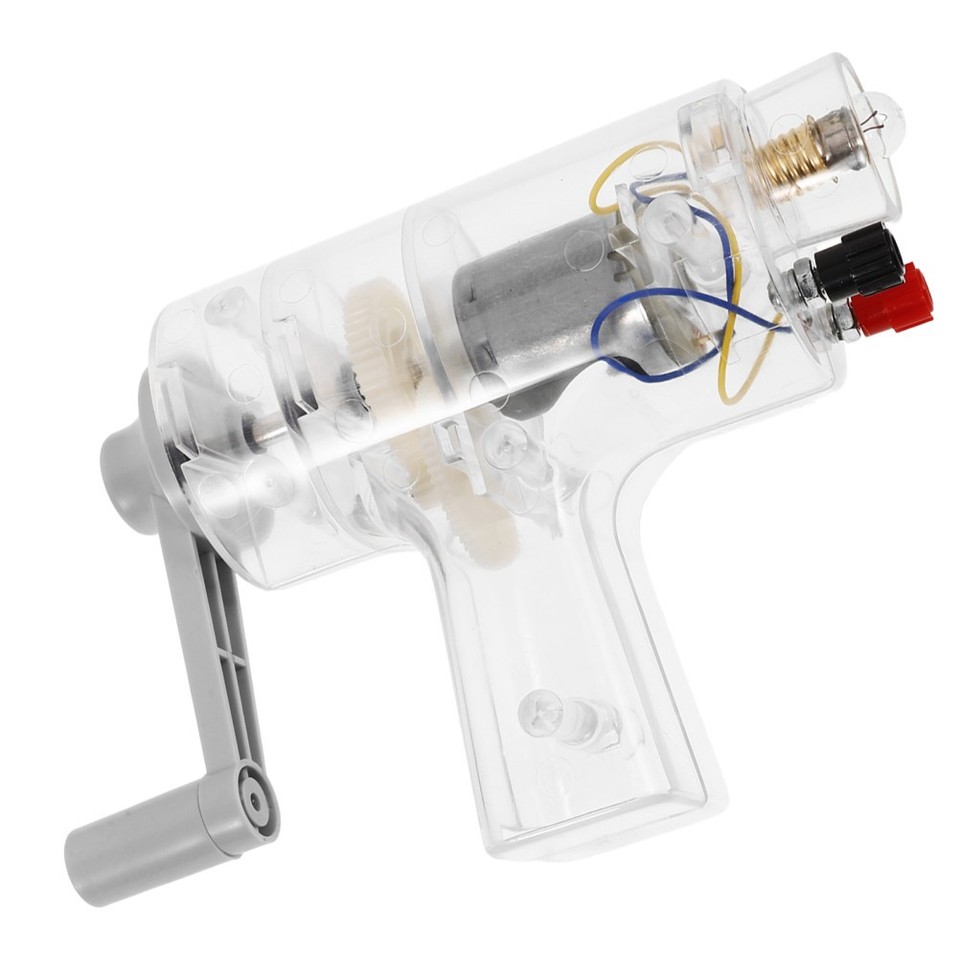 Diy Electric Generator Electricity Hand Crank Science Experiment | eBay ...