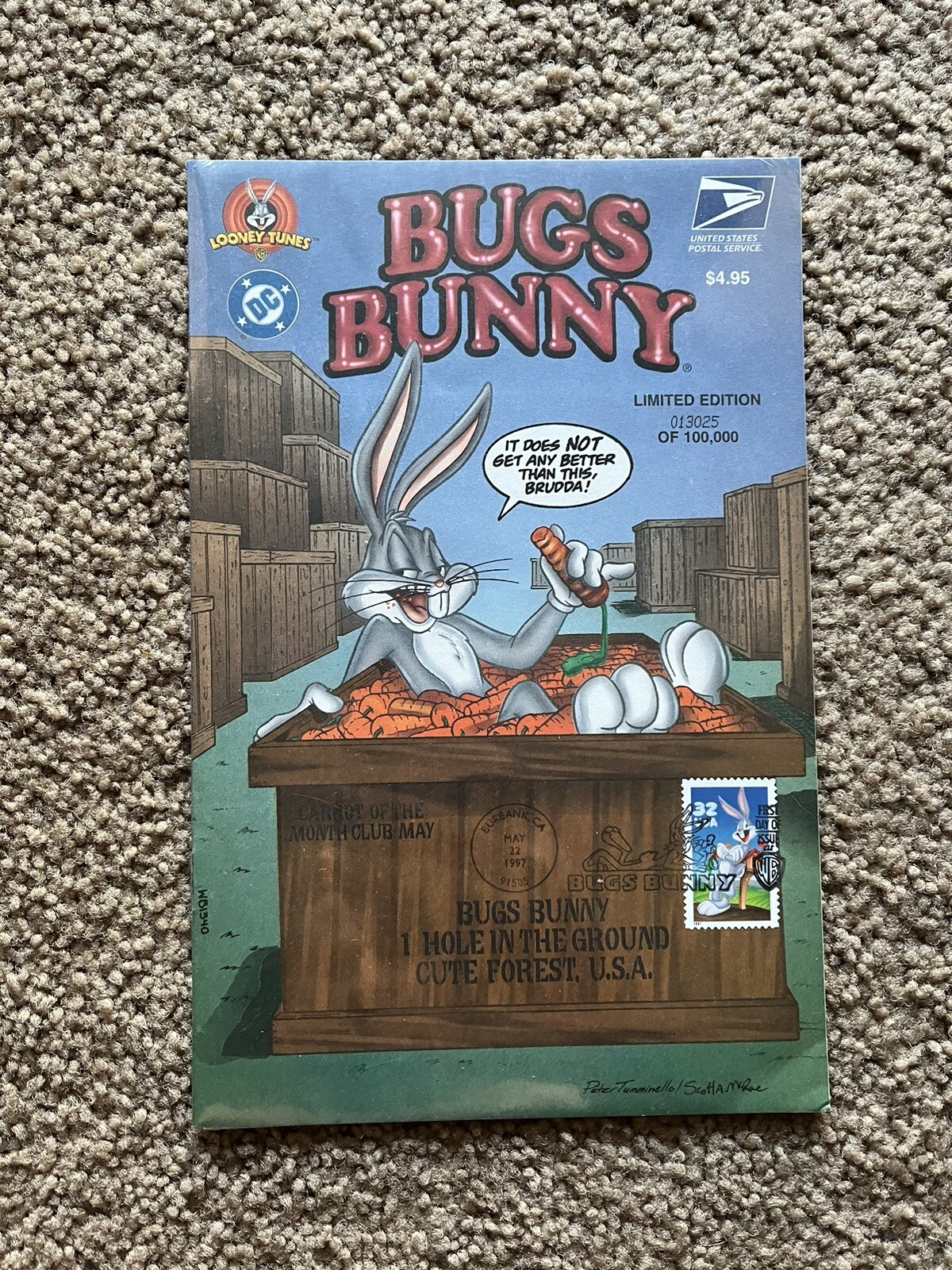 Bugs Bunny USPS Limited Edition DC Comic Book 1997 First Day Issue Stamp Sealed | eBay